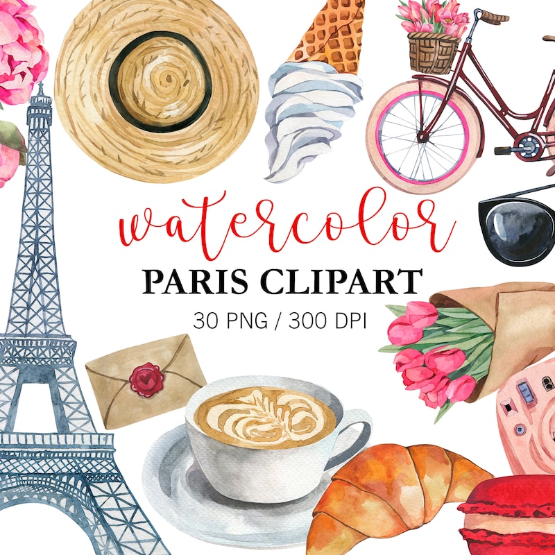 French Clipart - Etsy UK