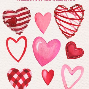 Watercolor Valentines Day BIG BUNDLE, Love Png, Valentines Day Clipart ...