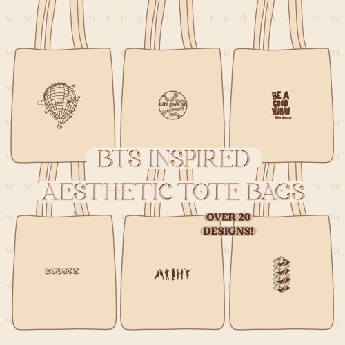 BTS Tote Bag - Etsy