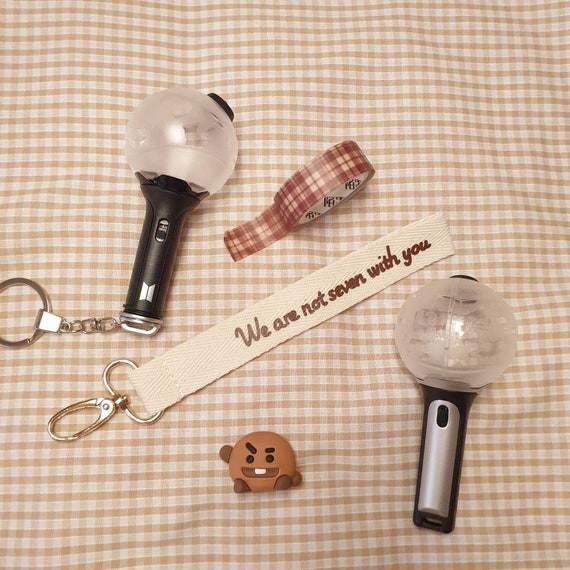 BTS lightstick hand strap army bomb wrist strap keychain | Etsy