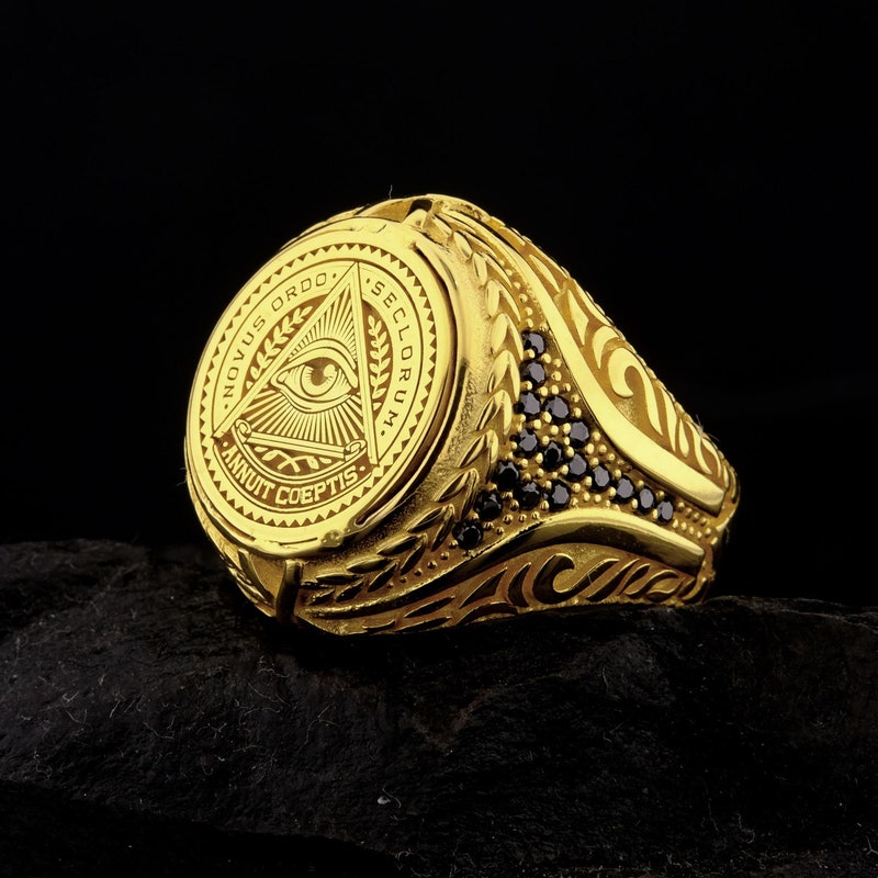 Illuminati Ring - Etsy
