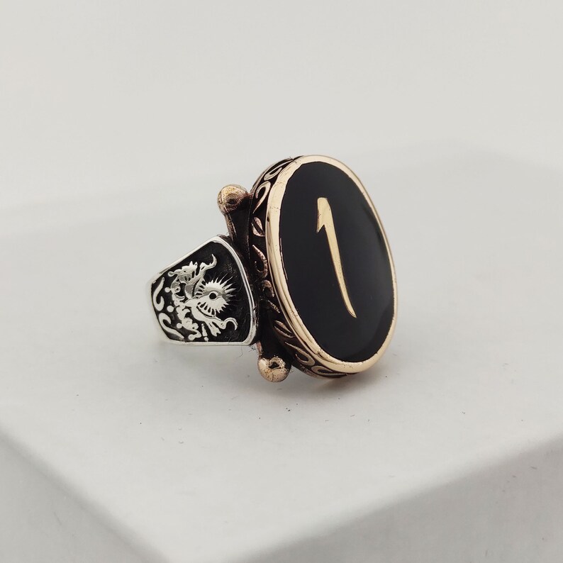 Islamic Men Ring custom Arabic Ring Arabic Jewelrysilver - Etsy