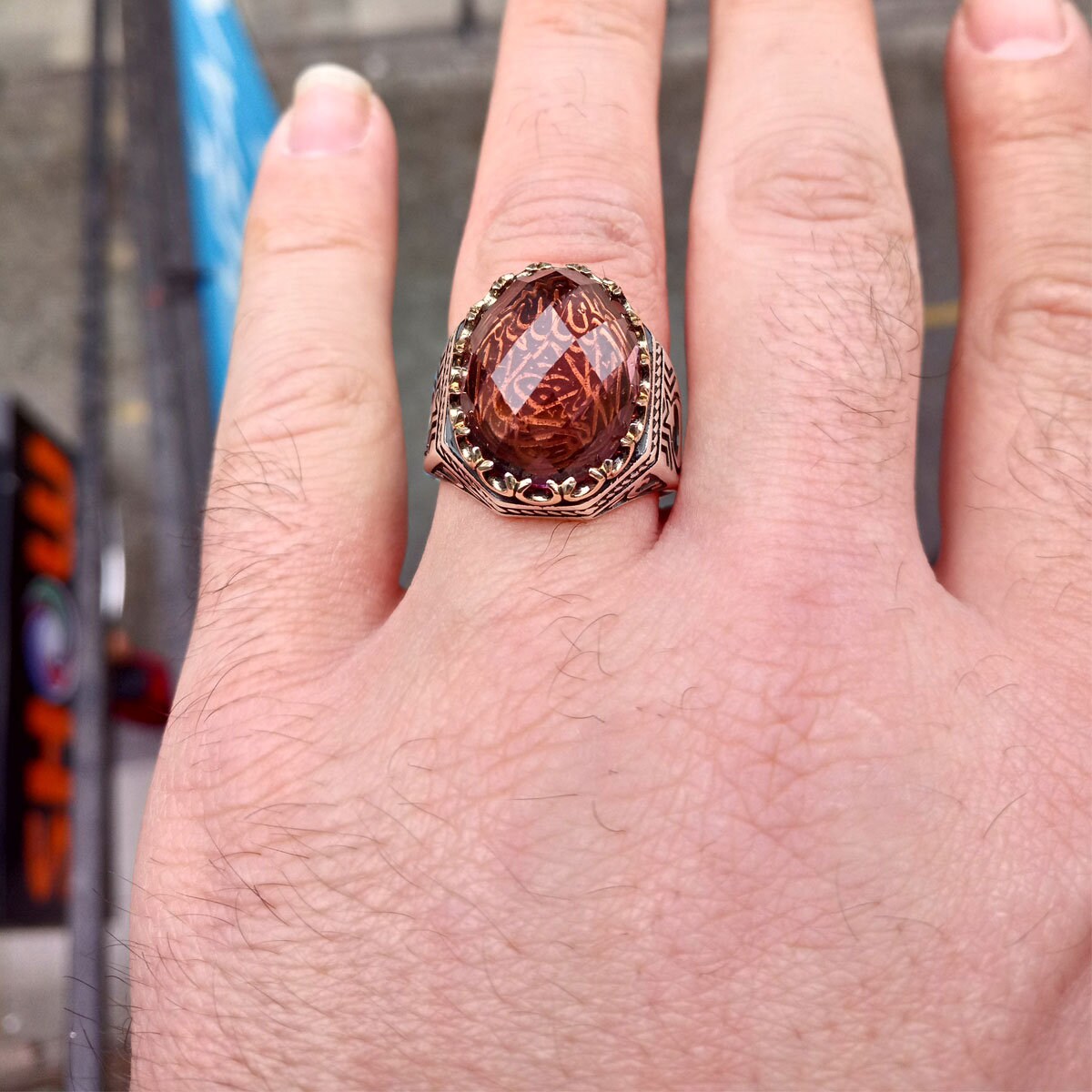 925 Sterling Silver Alexandrite Stone Moon Star Patterned | Etsy