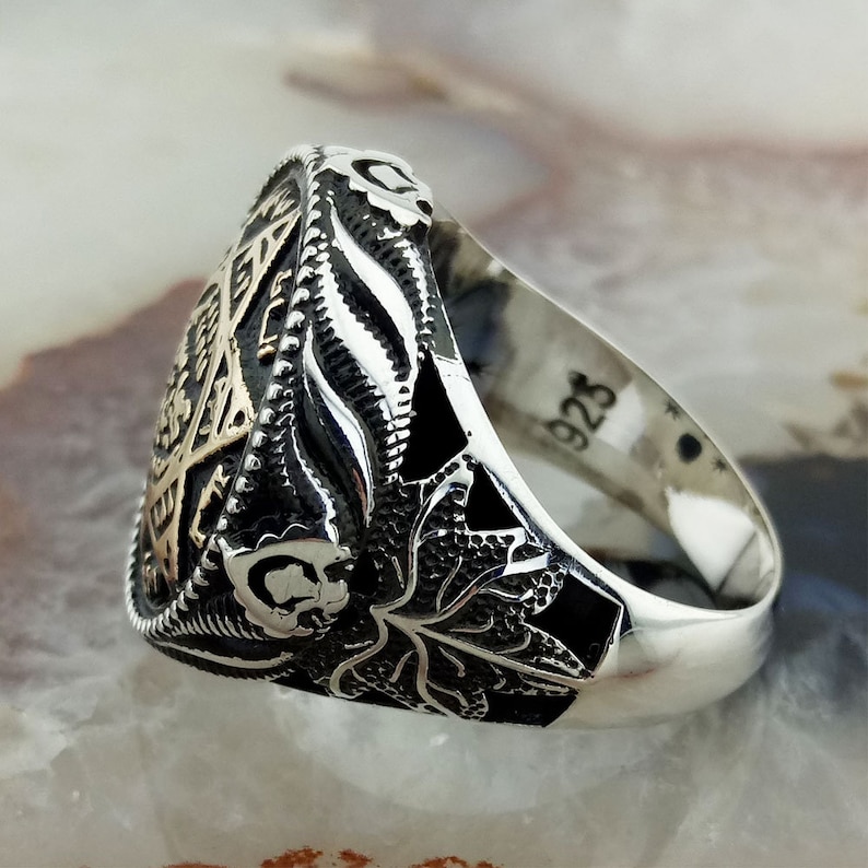 Suleiman Ring Solomon Ring King Solomon's Seal David - Etsy