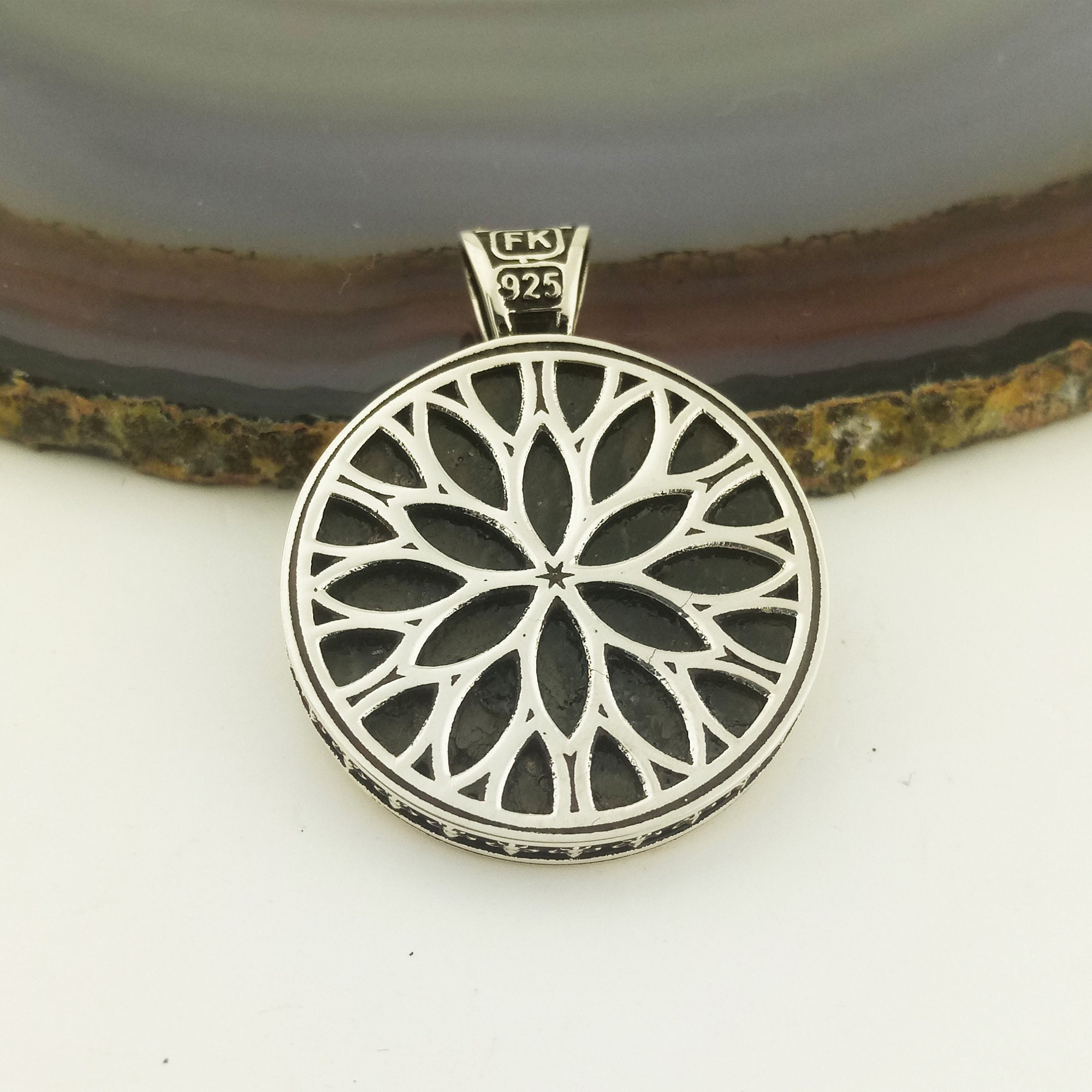 925 Sterling Silver Islamic Necklaceislamic Women - Etsy