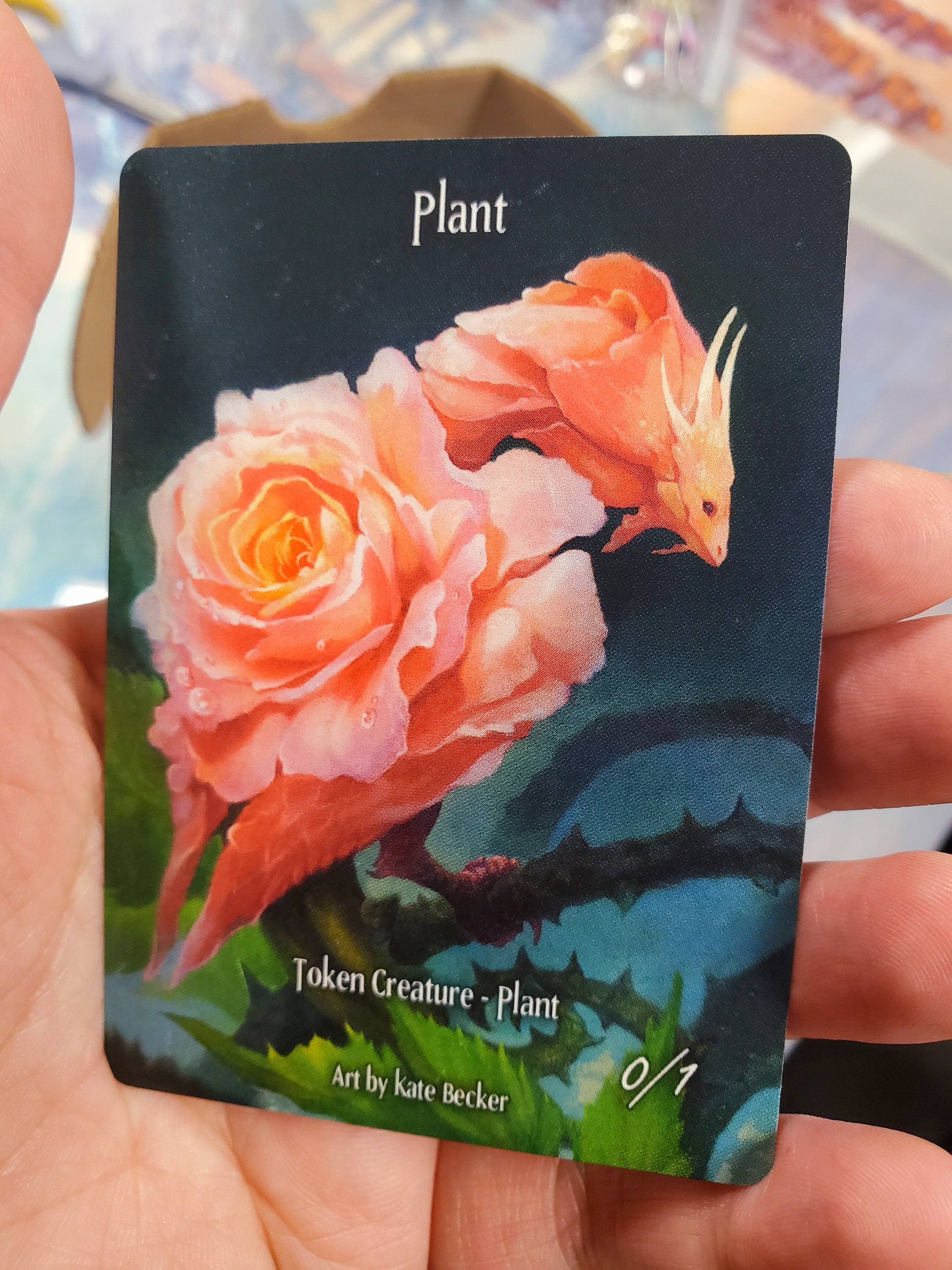 MTG 0/1 Plant Token Set of Four Tokens - Etsy