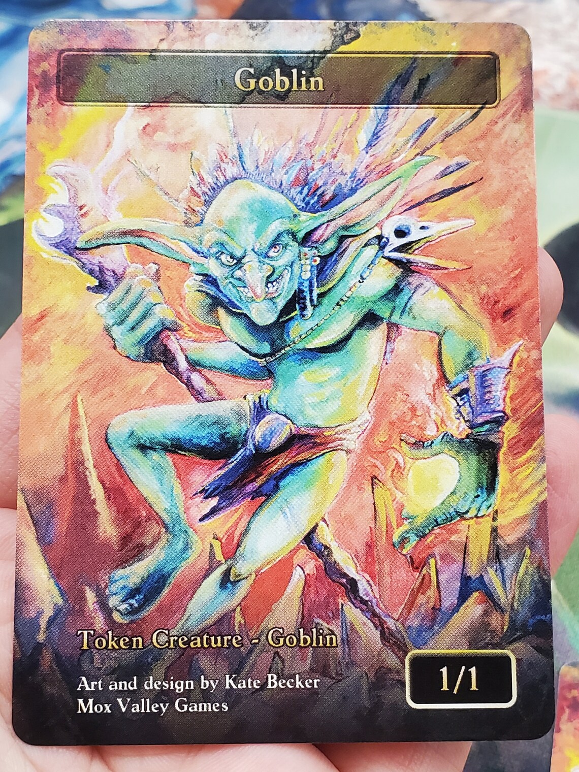 Buy Set of Four MTG Goblin Tokens Online in India - Etsy