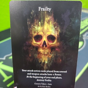 Inertia // Frailty Token two Sided, Front and Back Pictured - Etsy