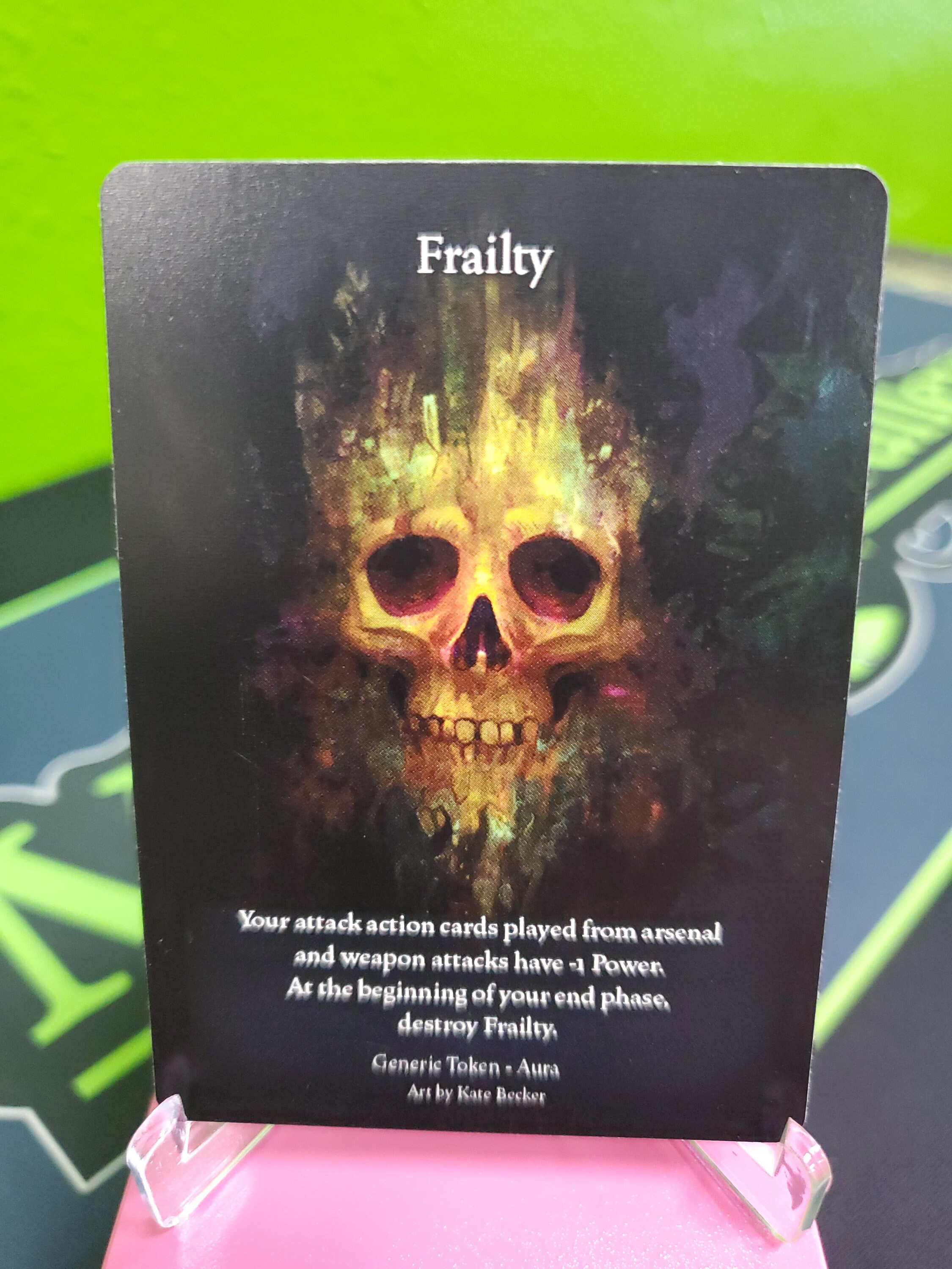 Inertia // Frailty Token two Sided, Front and Back Pictured - Etsy