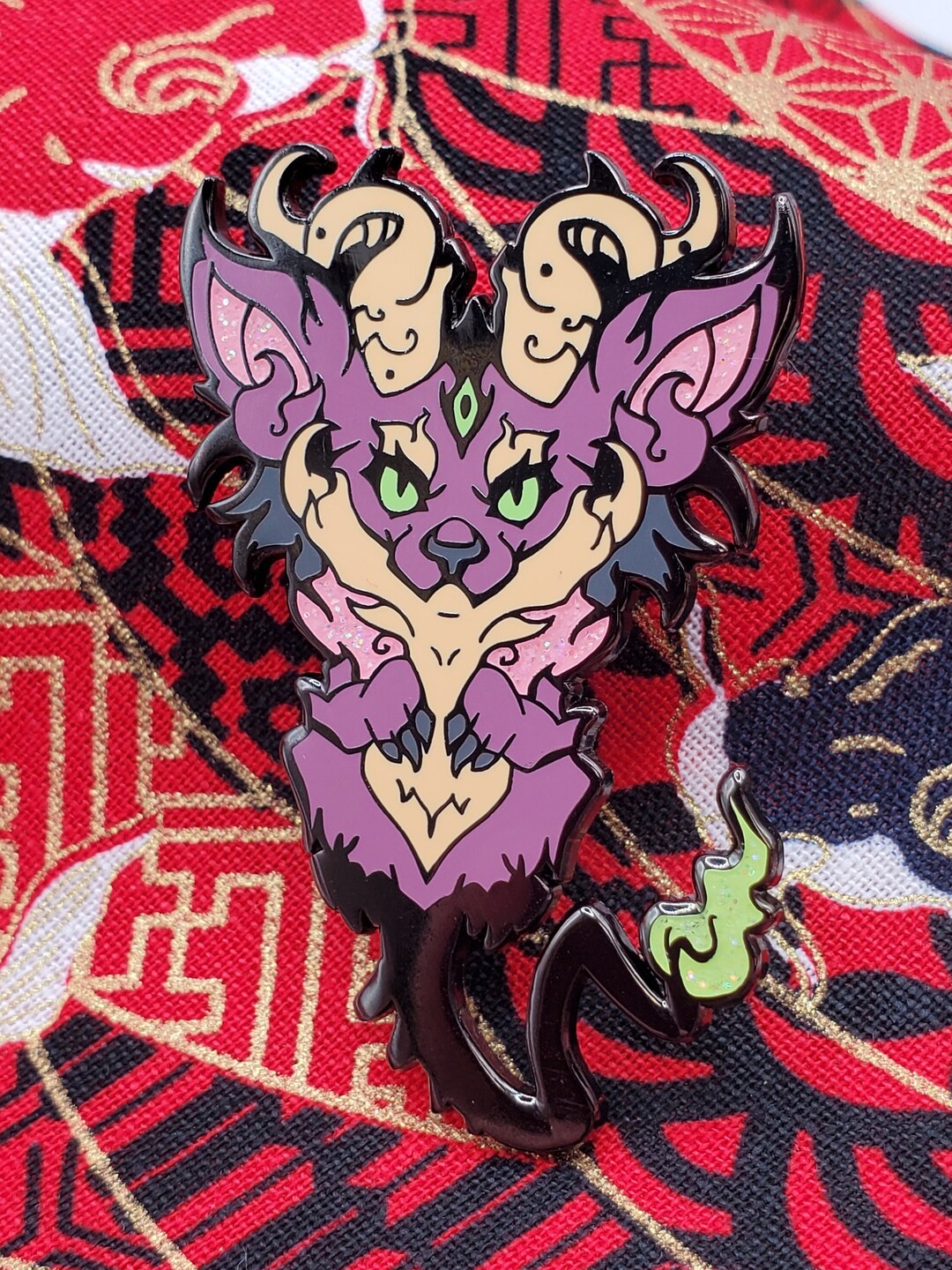 Imp Hard Enamel Pin Design by Kate Becker - Etsy