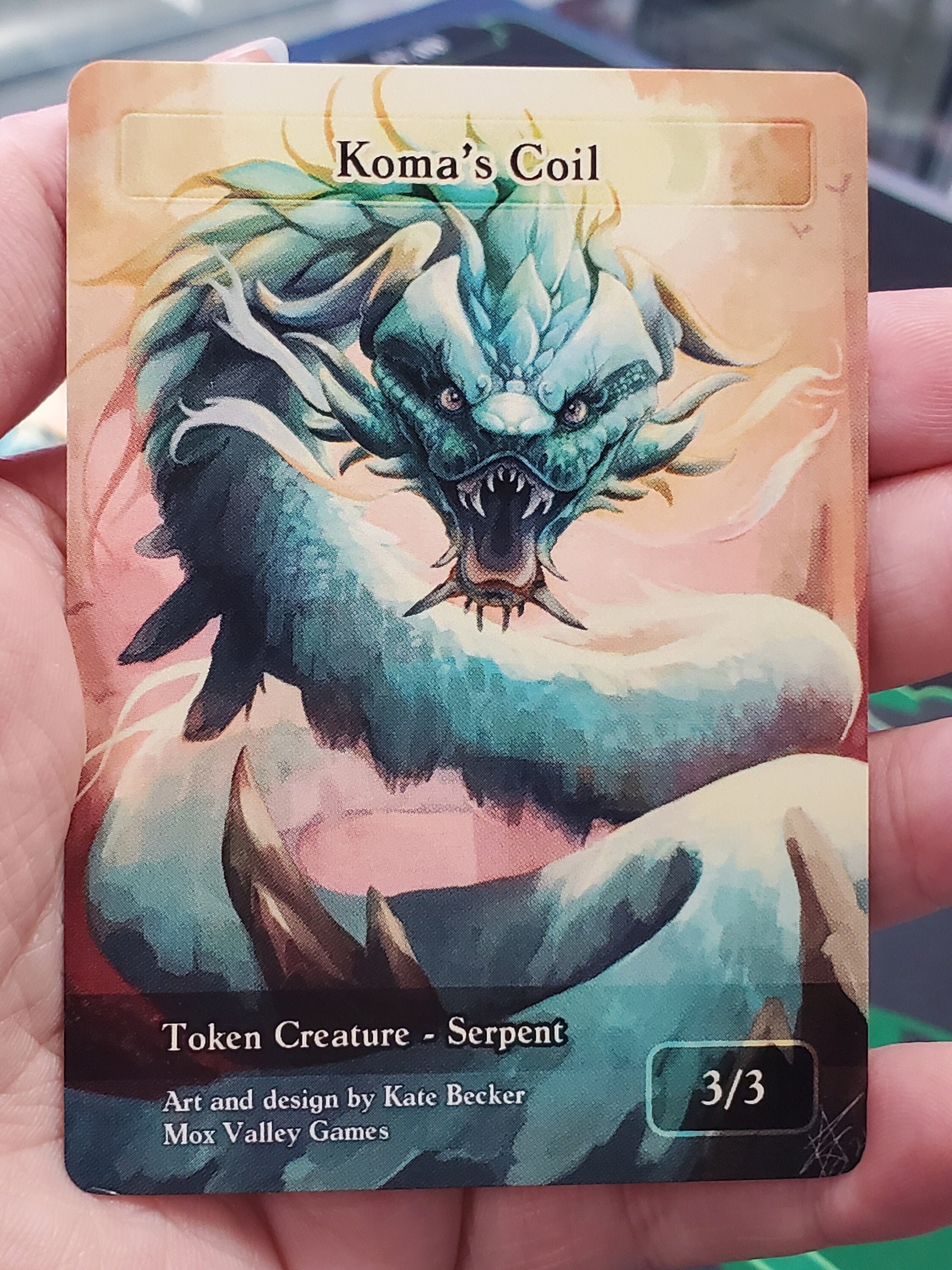 Set of Four Koma's Coil Tokens - Etsy UK