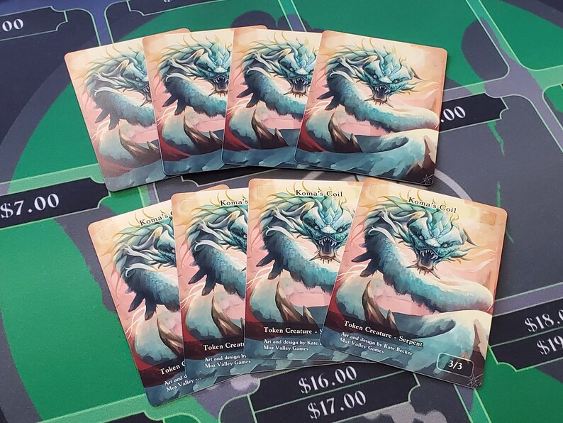 Set of Four Koma's Coil Tokens - Etsy