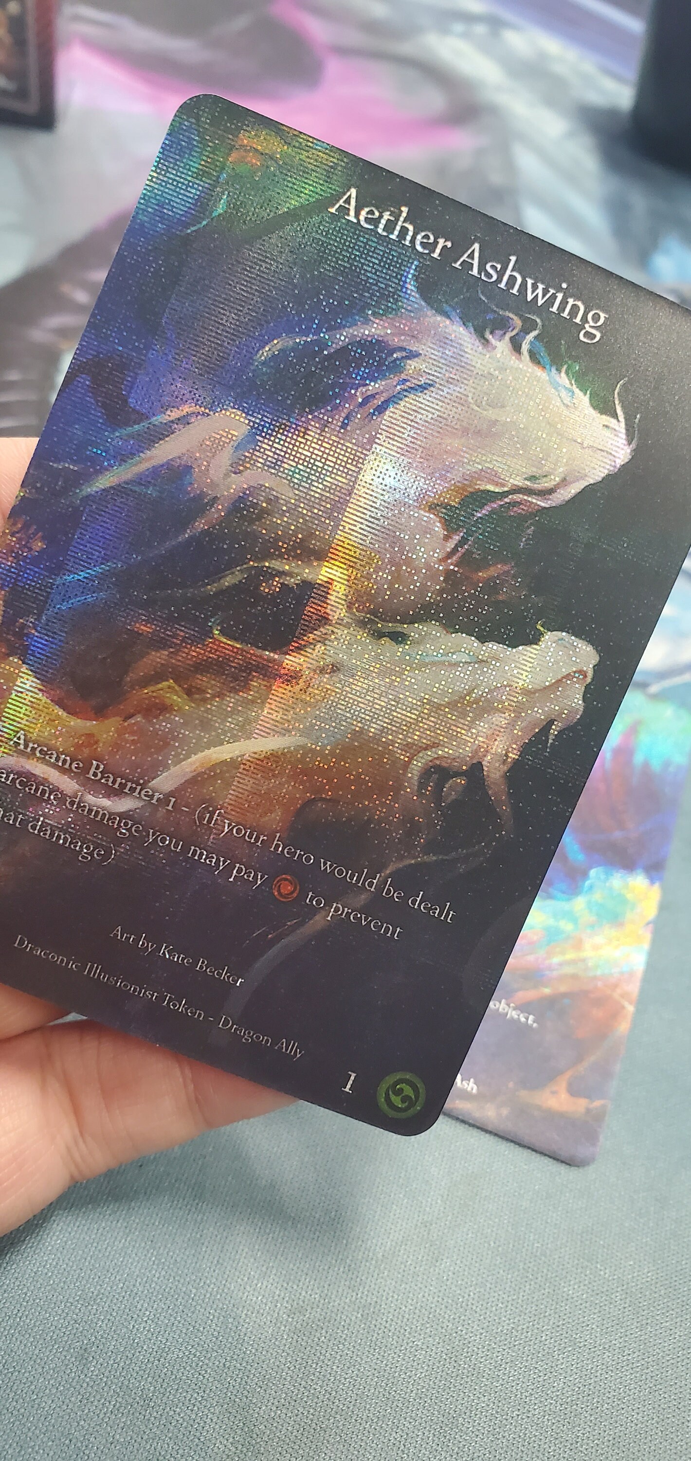 Set of Four Ash/aether Ashwing Tokens front and Back Pictured - Etsy