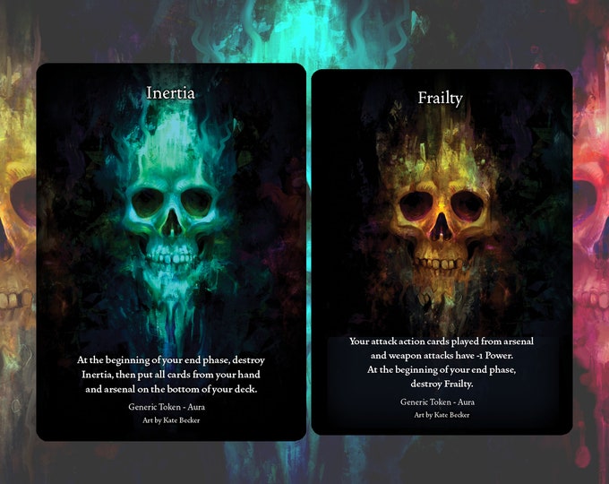 Inertia // Frailty Token (two Sided, Front and Back Pictured) - Etsy