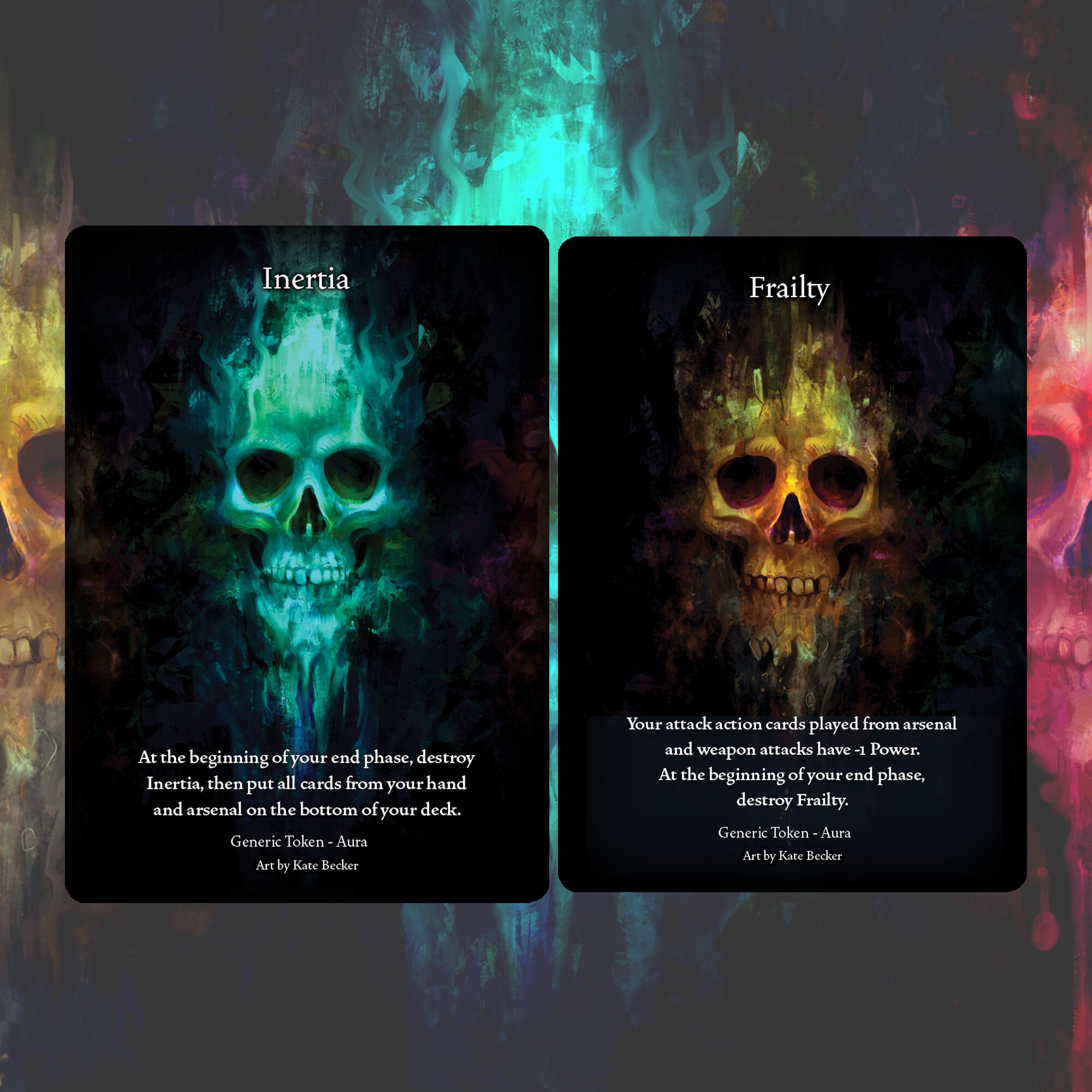 Inertia // Frailty Token two Sided, Front and Back Pictured - Etsy