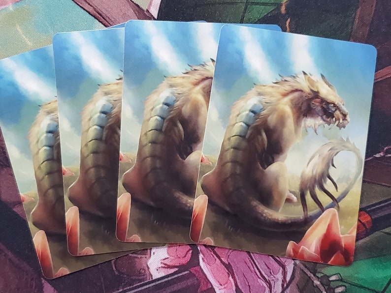 X4 MTG Dinosaur Cat Tokens - Etsy