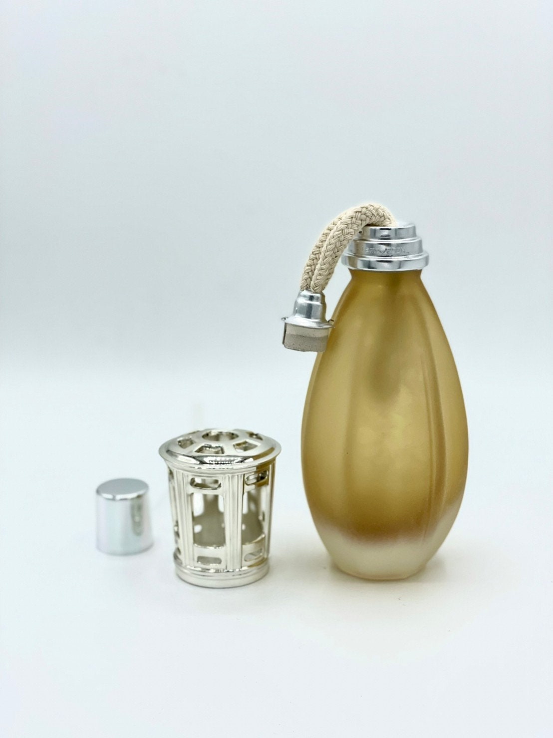 Light Amber Fragrance Oil Lamp Glass Fragrance Effusion Lamp Catalytic ...