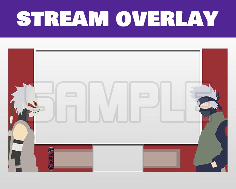 Anbu Kakashi Twitch Stream Overlay Nauto Boruto Naruto | Etsy Australia