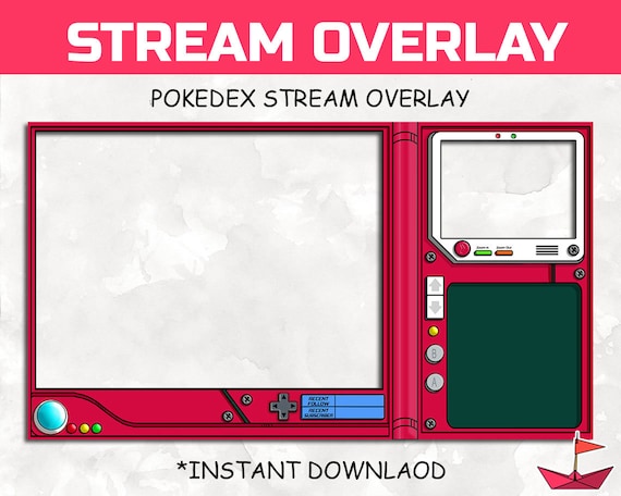 Pokemon Pokedex Twitch Stream Overlay Pokemon Stream Overlay - Etsy Israel