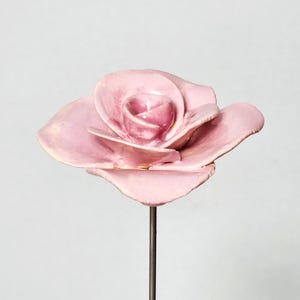 Handmade Ceramic Rose - Glossy Glazed Clay Flowers - Etsy