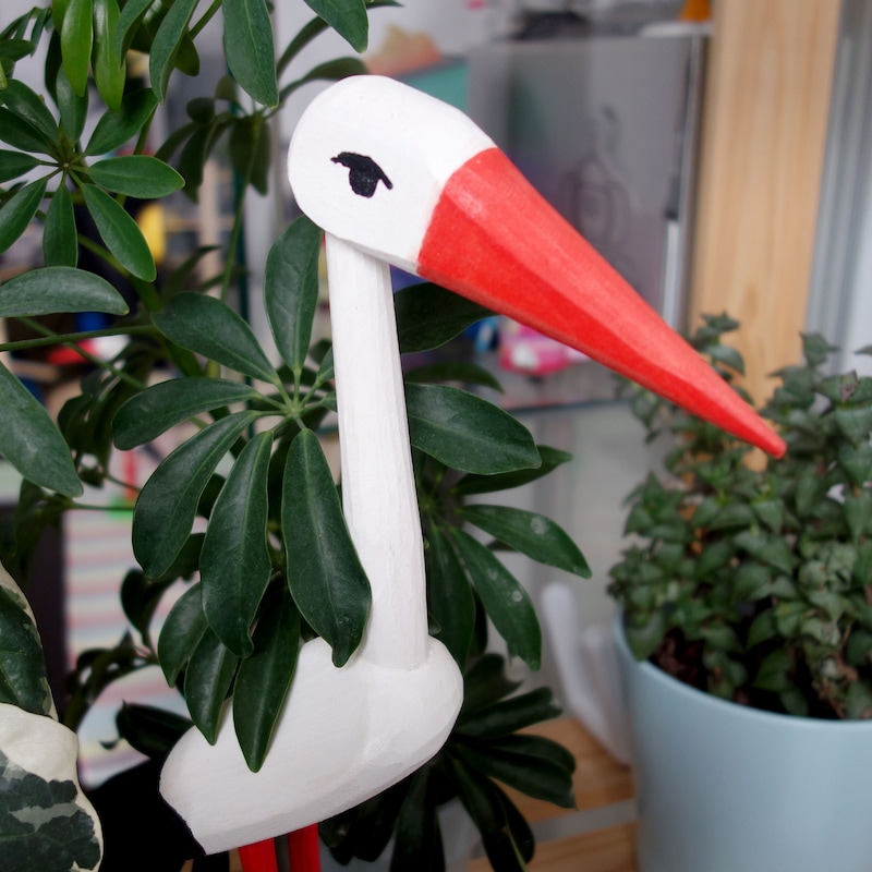 Storch aus holz - Etsy.de