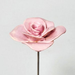 Handmade Ceramic Rose / Handmade Ceramic Flowers / Ceramic Flowers - Etsy