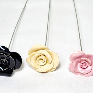 Handmade Ceramic Rose / Handmade Ceramic Flowers / Ceramic - Etsy