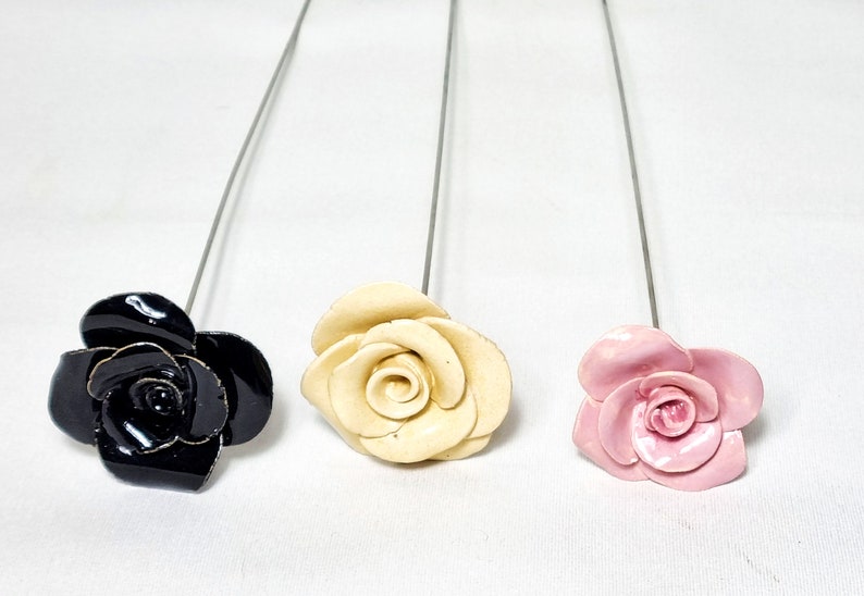 Handmade Ceramic Rose / Handmade Ceramic Flowers / Ceramic - Etsy