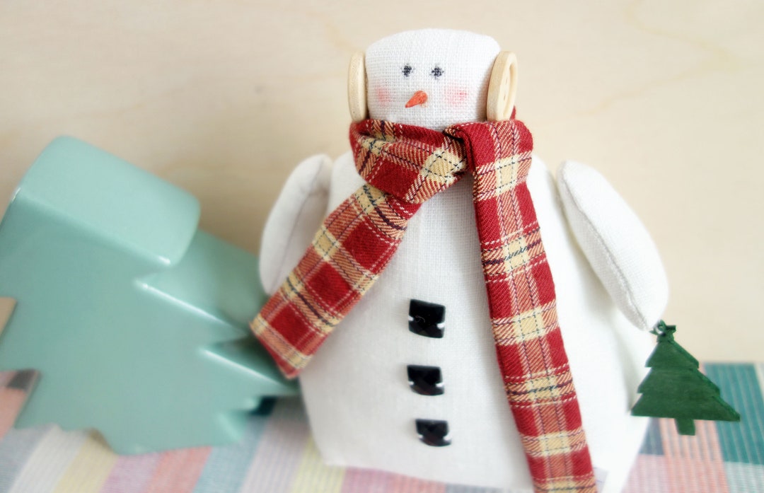 Snowman Hand-sewn / Handmade Snowman / Snowman Decoration - Etsy Canada