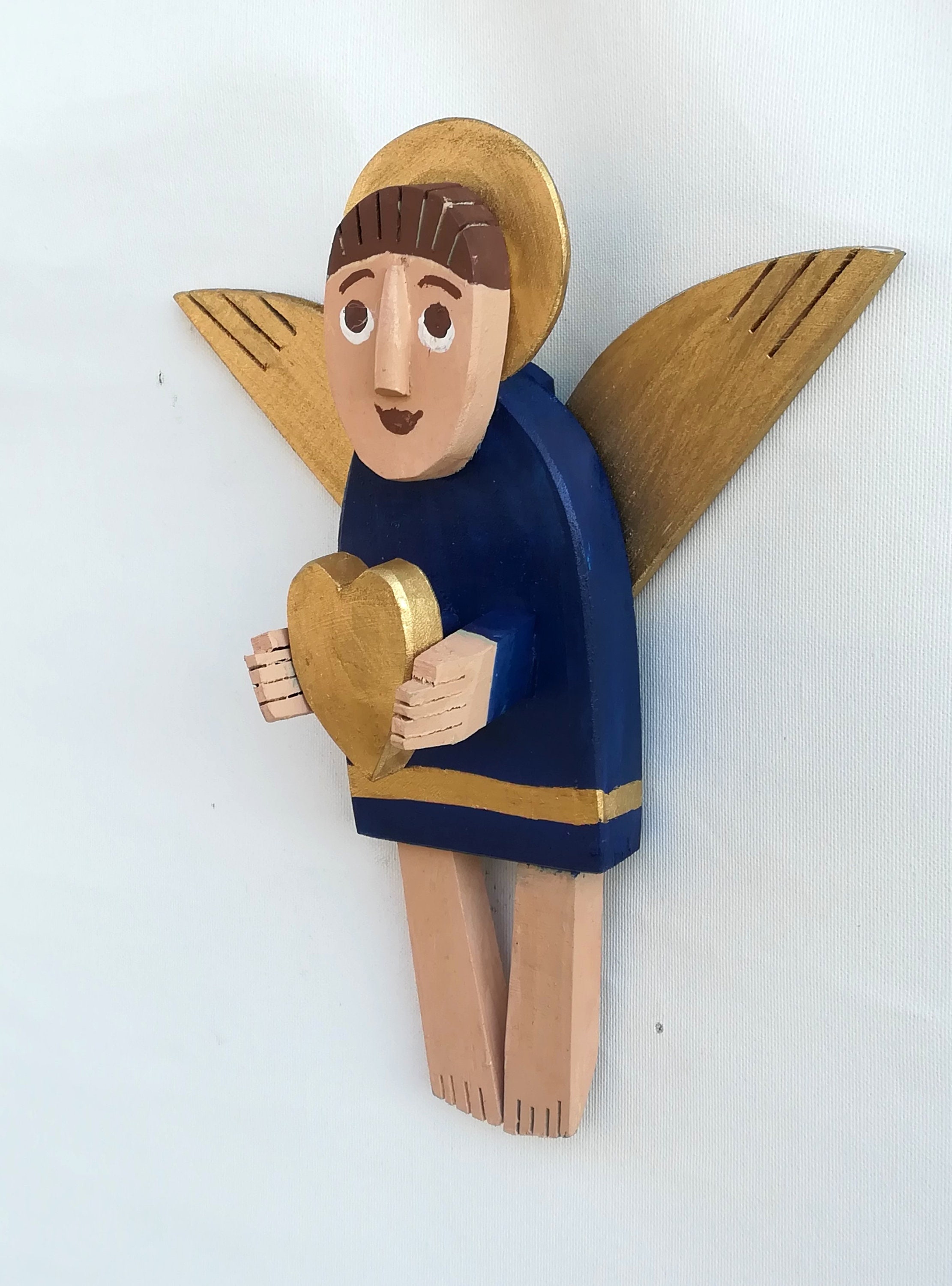 Angel Wall Sculpture / Hanging Angel / Angel Wooden Sculpture | Etsy