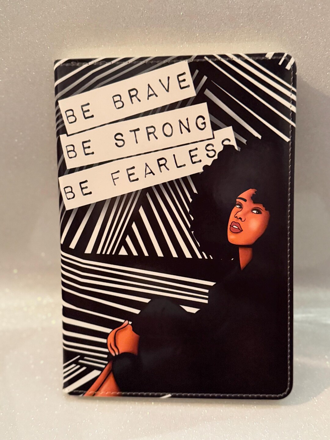 Be Brave Journal: Afrocentric Black Girl Affirmations, PU Leather - Etsy