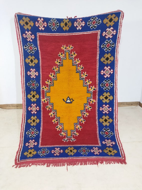 Old Carpet Old Red Carpet Red Carpet Tapijt Tapi Tiss - Etsy