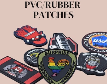Custom Rubber Patch - Etsy