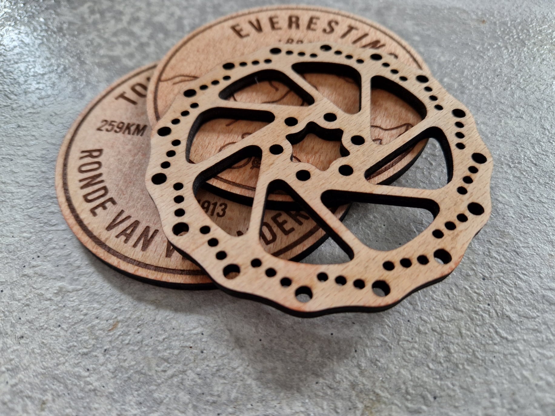 Disc Brake Rotor Coaster Wooden Coasters Cycling Coasters - Etsy UK