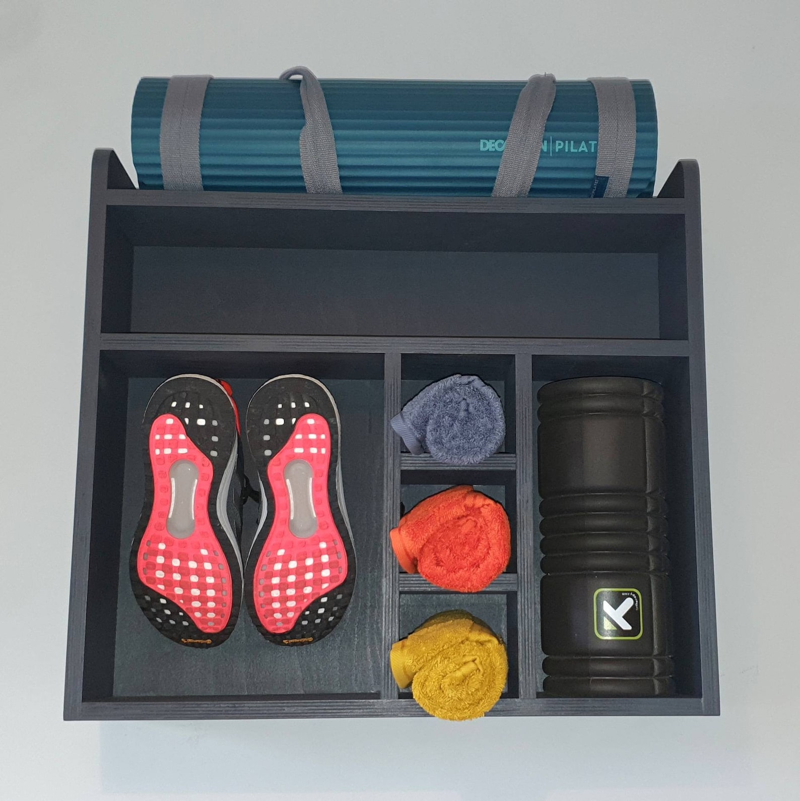 Handmade Home Gym Storage Unit, Fitness Shelving, Home Gym Shelving ...