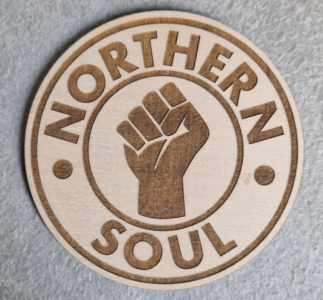 Northern Soul Baltic Birch Plywood Coaster: Music Gifts - Etsy
