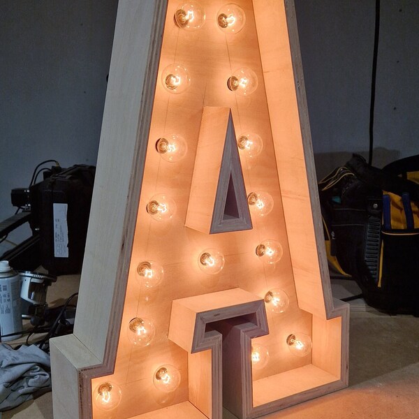 Light up Letters - Etsy UK