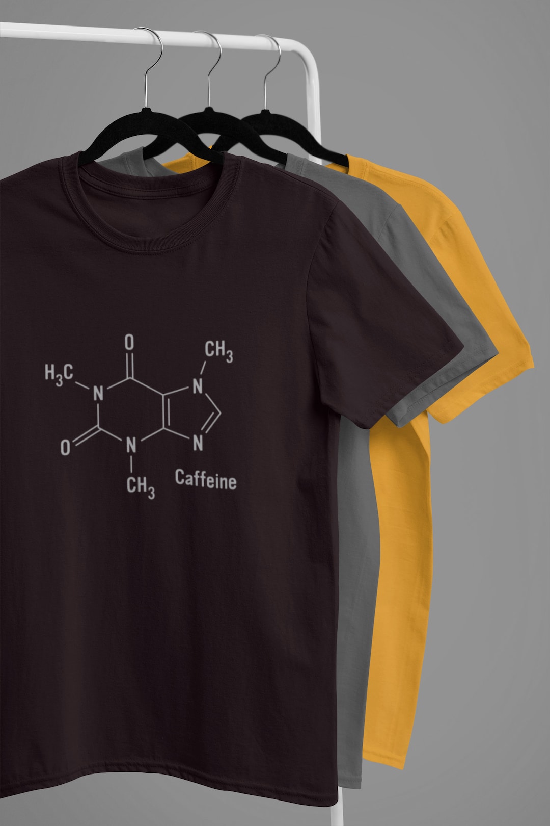 Caffeine Molecule T Shirt / Caffeine T Shirt / Birthday Gifts for ...