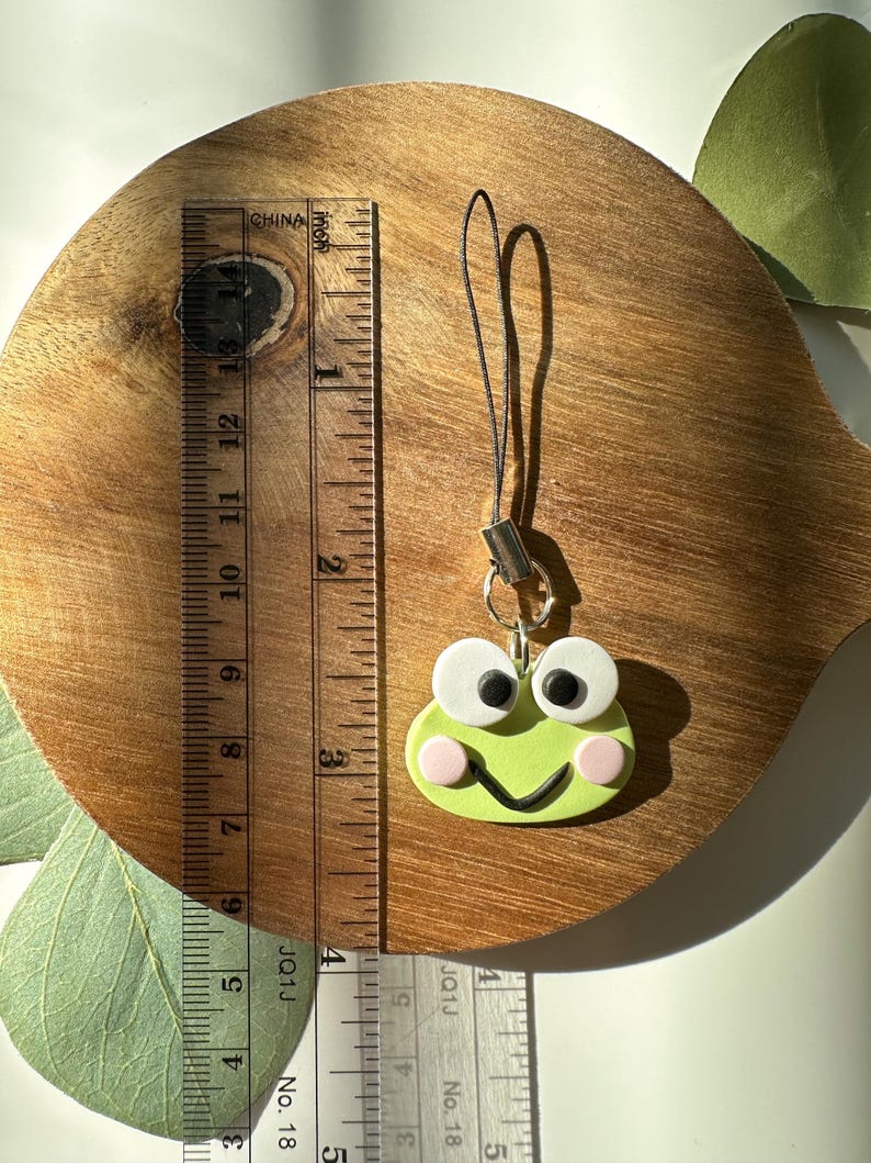 Cute Frog Keychain | Adorable Frog Keychain | Polymer Clay Frog ...
