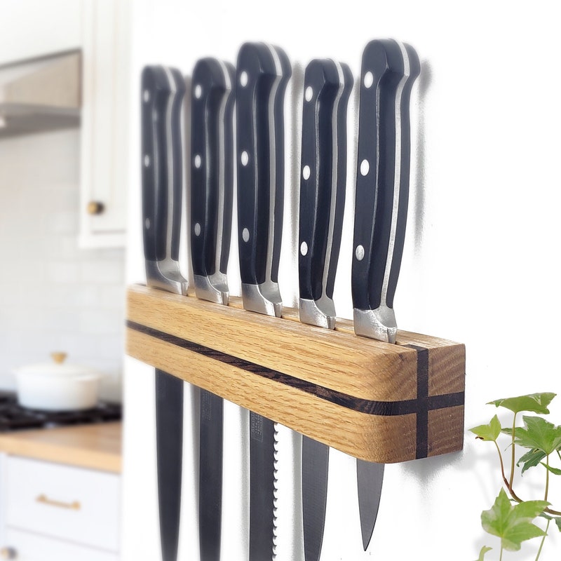 Wood Knife Rack - Etsy