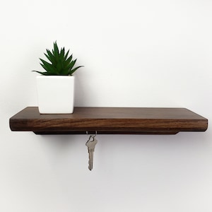 Floating Key Holder Shelf, Magnetic Key Holder Shelf, Key Holder for ...