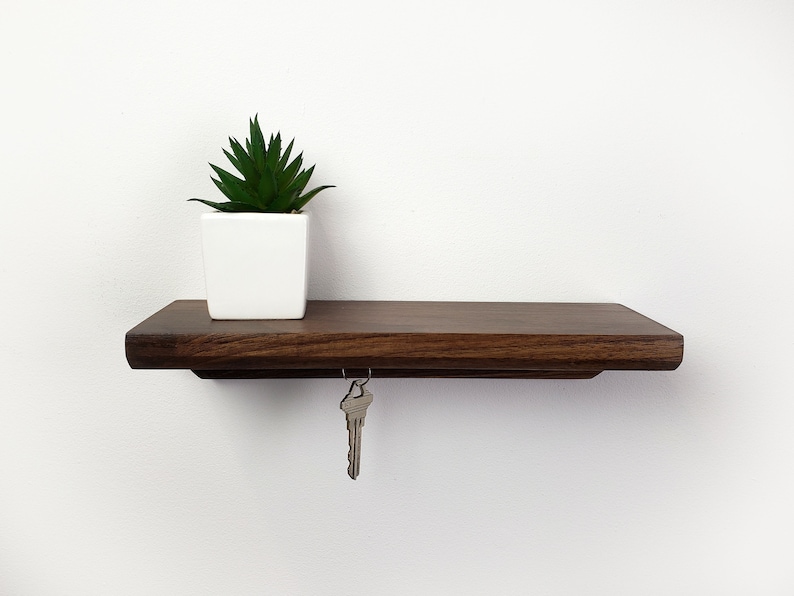 Floating Key Holder Shelf, Magnetic Key Holder Shelf, Key Holder for ...