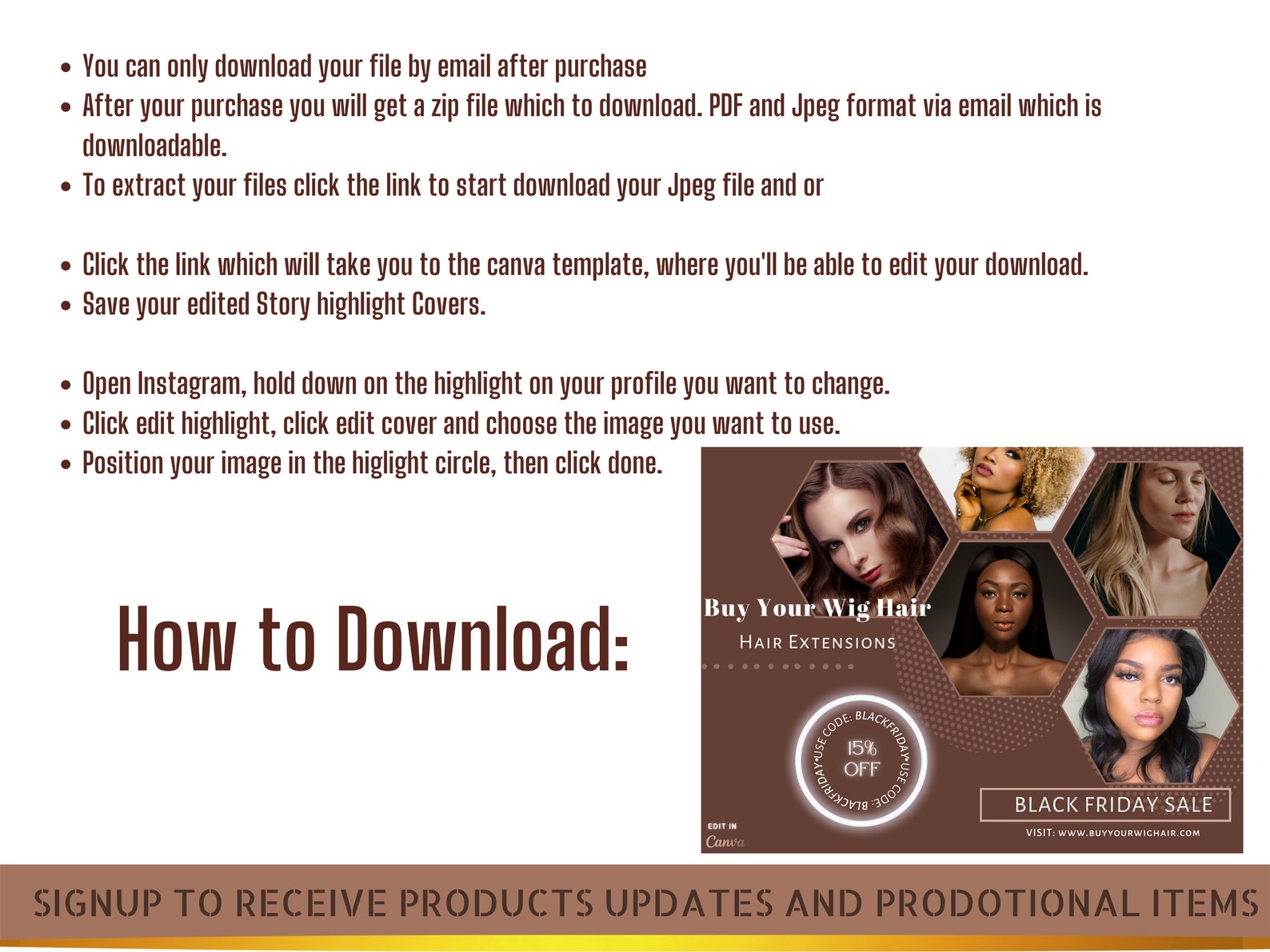 Social Media Flyer for Hair Extensions, Hair E-flyer Templates, Social ...