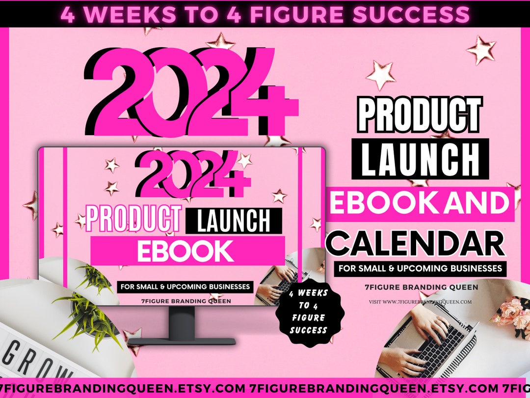 Product Launch Step-by-step Guide With Calendar, Small Business Help ...