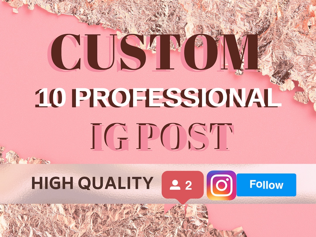 Custom Instagram Post, I Will Create Custom Instagram Post for Your ...