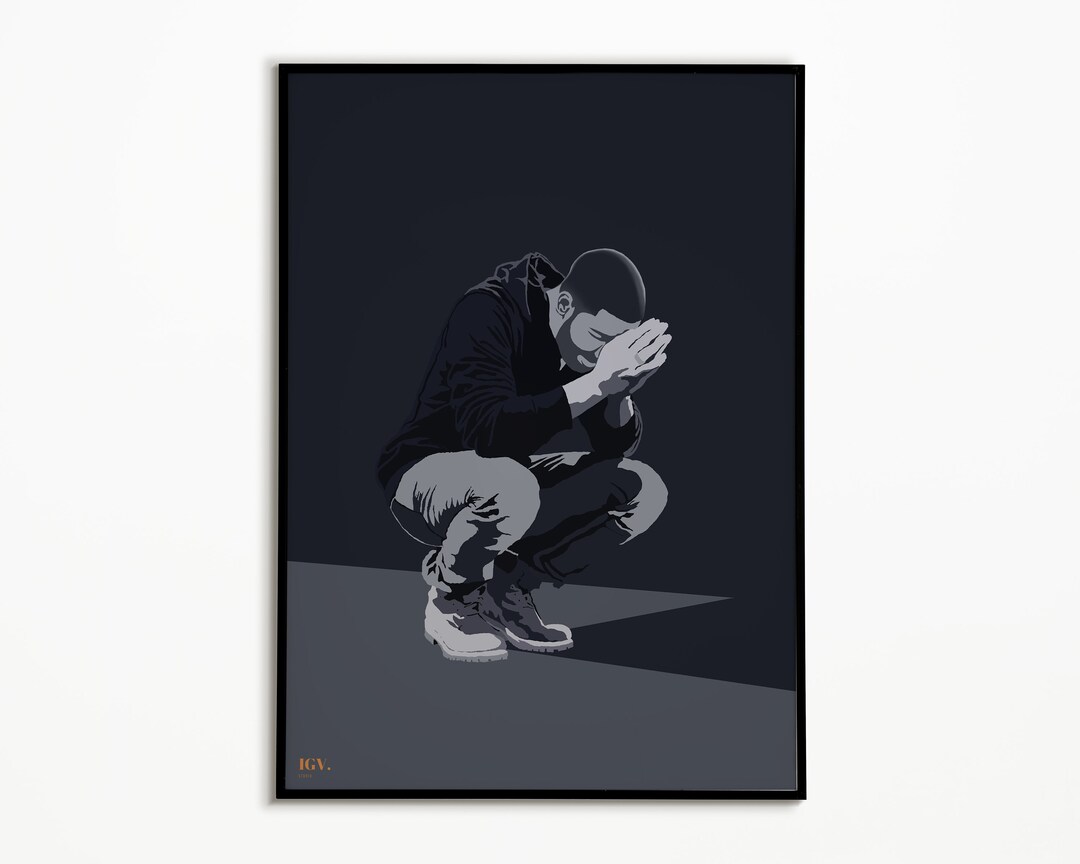 Drake Poster Digital Art Hip Hop Print Wall Art - Etsy UK