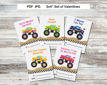 Kids Valentine Cards Classroom Valentines Printable | Etsy