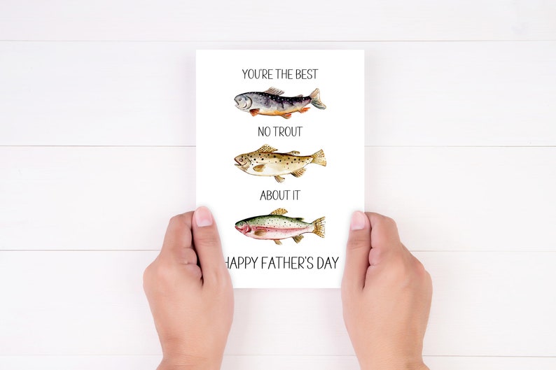 Fathers Day Card, Youre the Best, Pun Card, Printable - Etsy