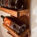 Angled Wine Rack Slanted Wine Rack, Wine Rack, Natural Wine Rack, Wine ...