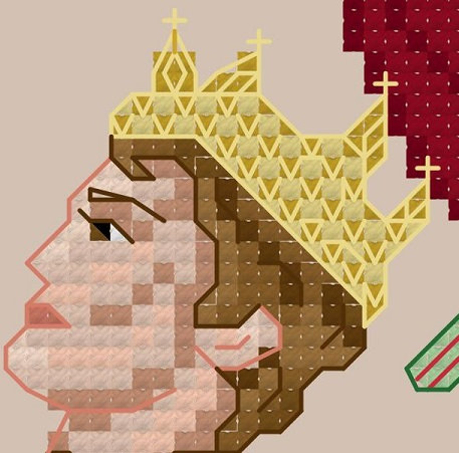 Sugar Plum Fairy Stocking Cross Stitch - Etsy